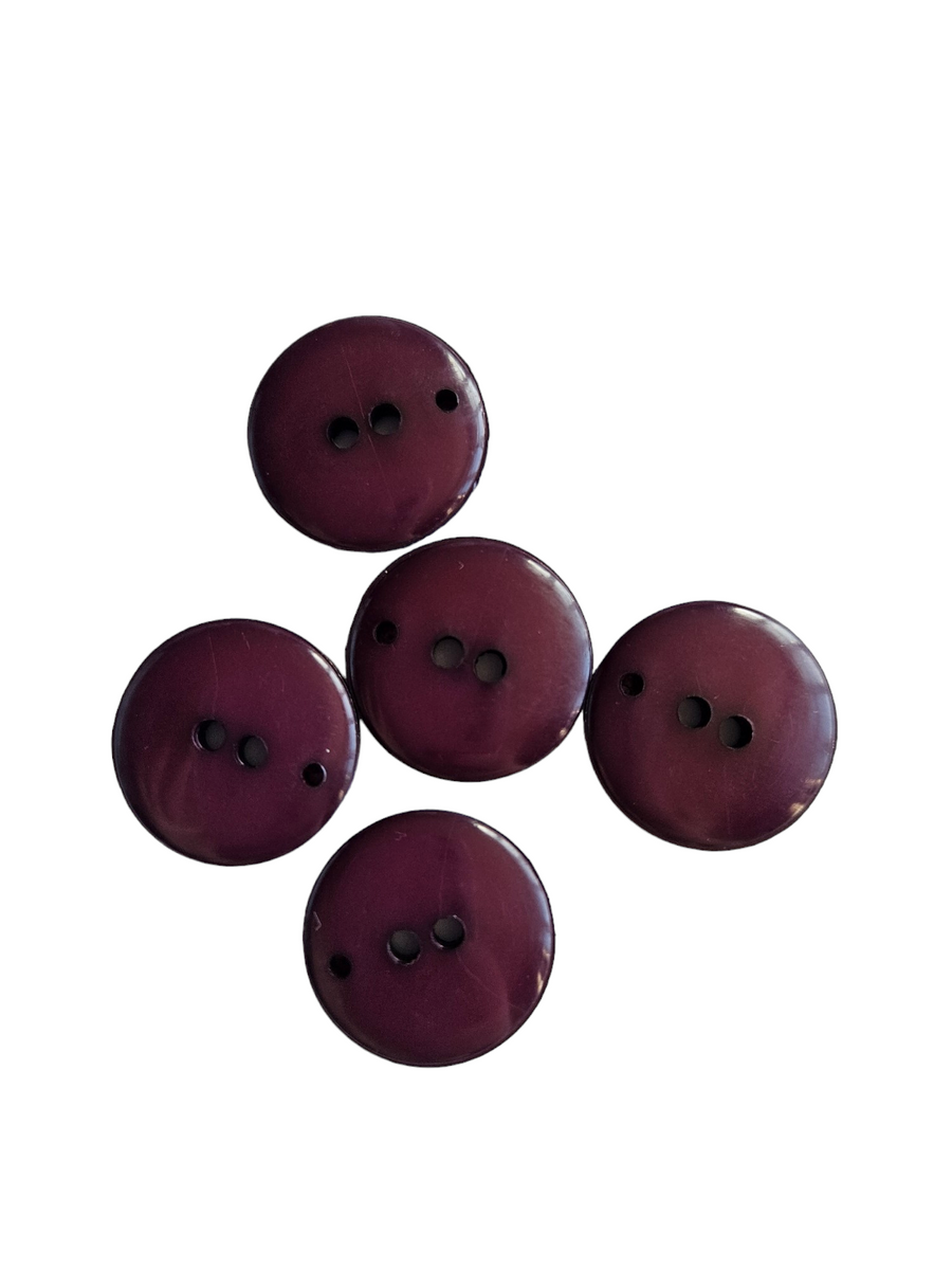 1940s Dark Purple Maroon Buttons – Lucy Amelia's Vintage
