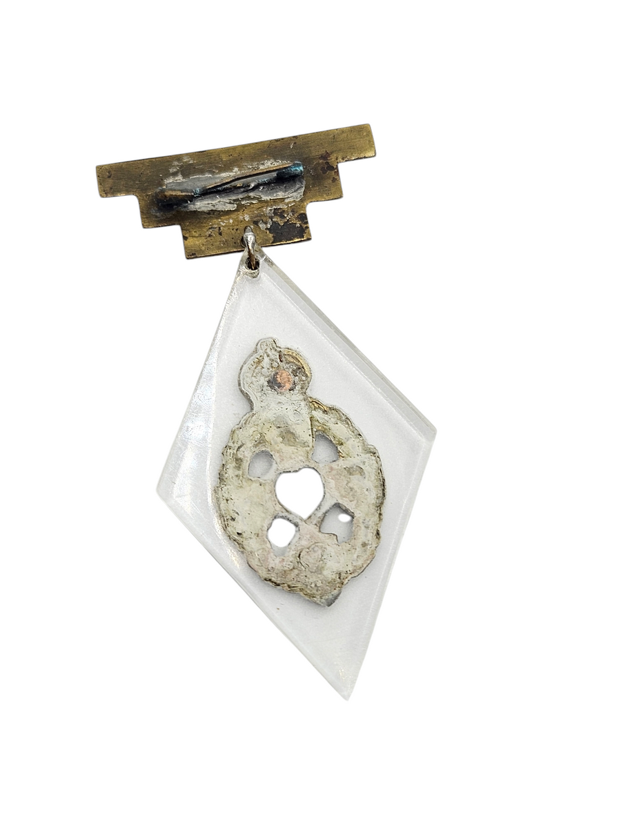 1940s World War Two REME Lucite Sweetheart Brooch – Lucy Amelia's Vintage